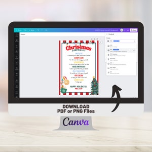 Editable Christmas Survival Kit Card, Staff Teacher Appreciation Gift ...