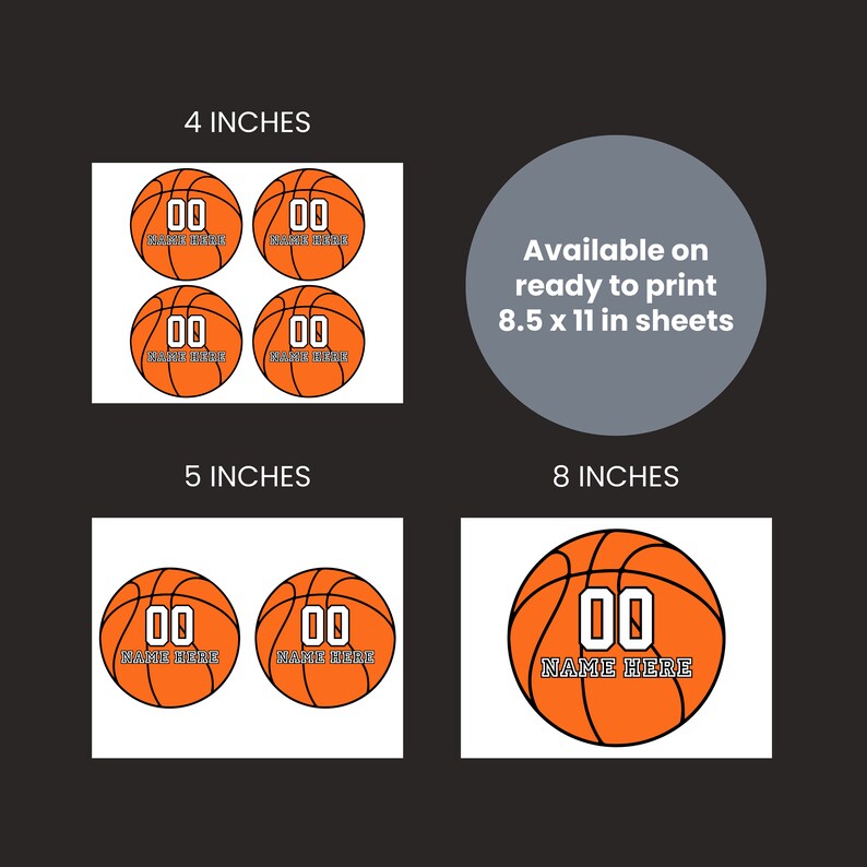 Editable Basketball Team Tags, Custom Name Sport Bag Hang Tag, Locker ...