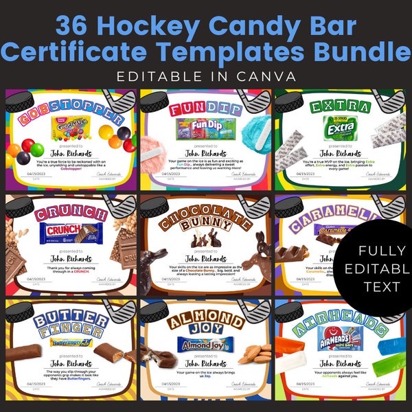 End of Year Hockey Printable - Etsy