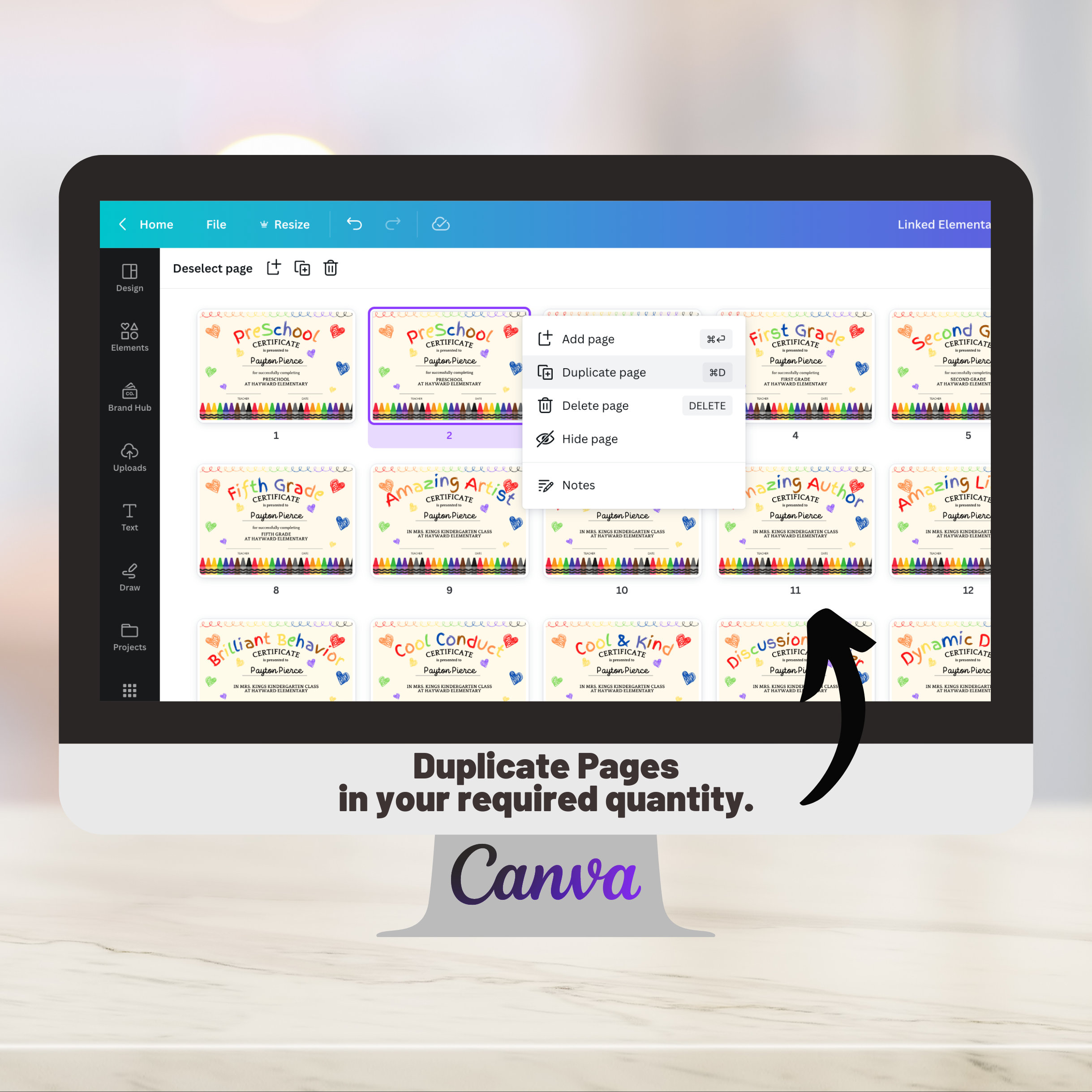 Editable Classroom Award Certificate Bundle Printable School Awards ...