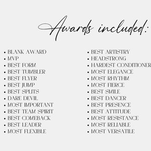 Editable Cheerleading Certificate Cheer Squad Awards Team Party ...