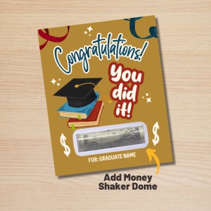 Editable Graduation Money Card, Money Card Holder PNG Bundle, Money ...
