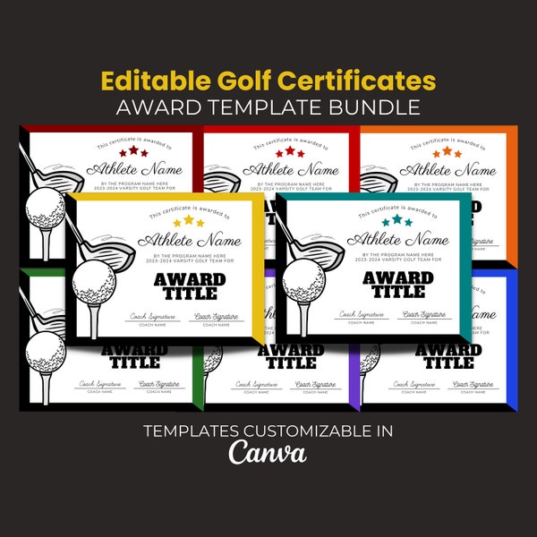 Funny Golf Awards - Etsy