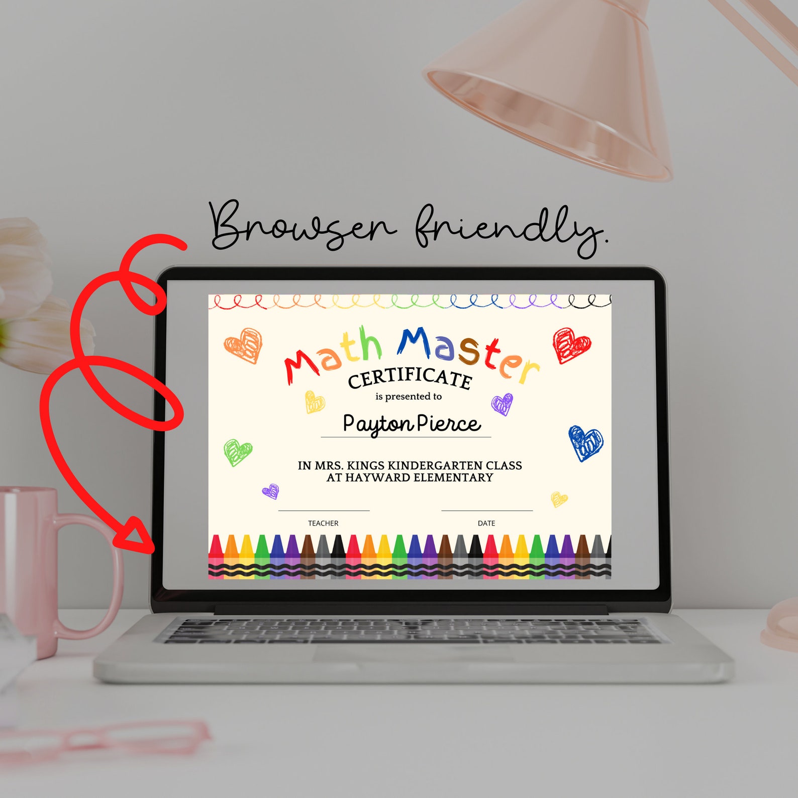 Editable Elementary Classroom Award Certificate Canva - Etsy