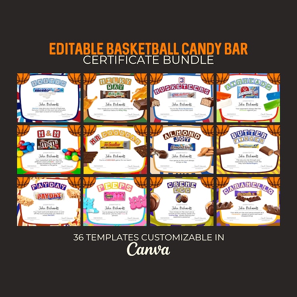 Basketball Candy - Etsy