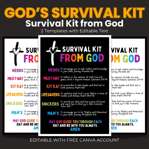 Survival Kit From God - Etsy