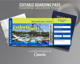 Cedar Point Pass - Etsy