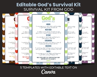 Survival Kit From God Printable PDF - Etsy Canada