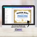 Editable School Honor Roll Certificate Academic Excellence Award (canva ...