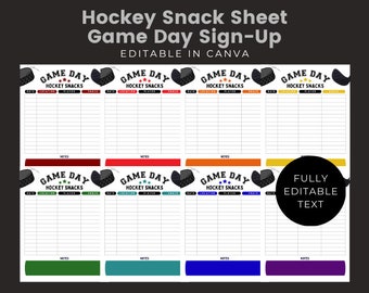 Editable Basketball Snack Sign up Sheet, Game Day Schedule Canva ...
