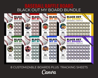 EDITABLE Baseball Fundraiser Calendar Pick a Date to Donate - Etsy