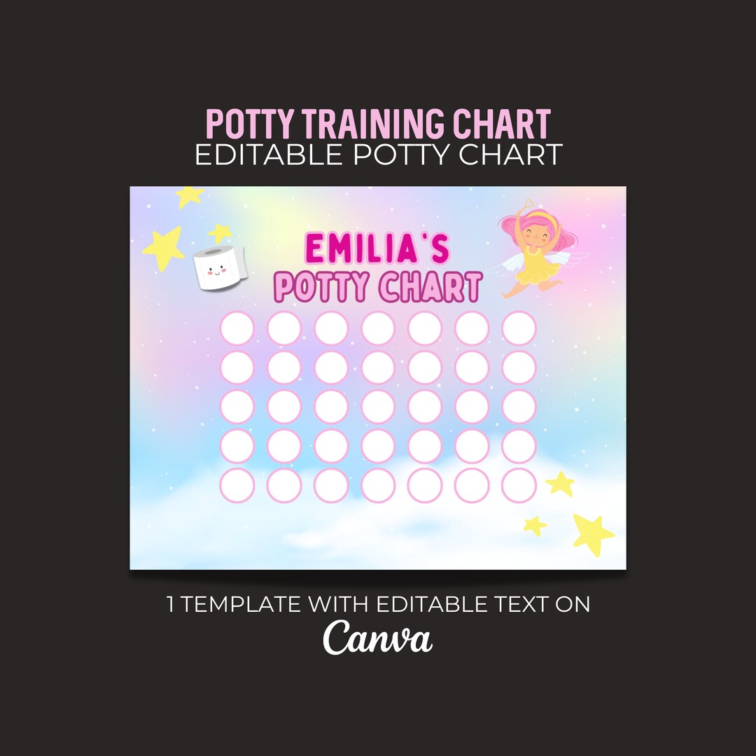 Potty Training Chart Printable Potty Training Visual Potty - Etsy Australia