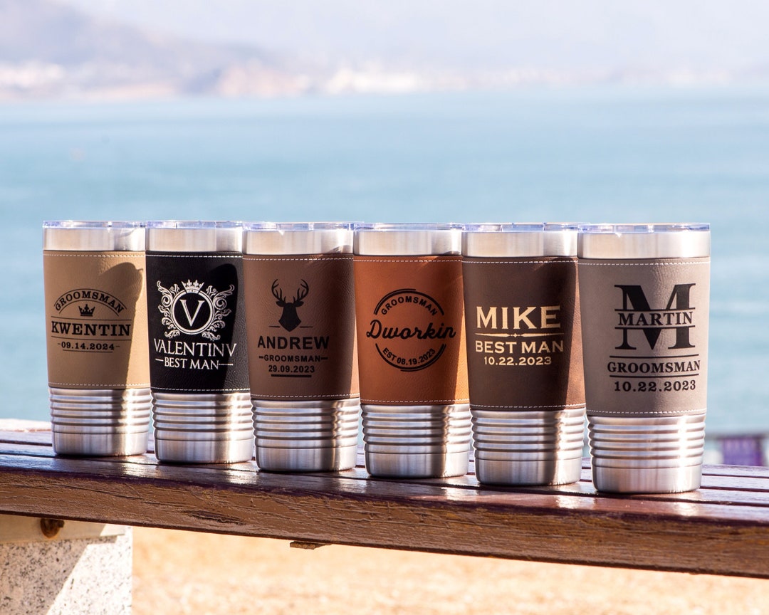 Personalized Tumblers for Men, Custom Travel Tumbler, Groomsmen Gifts ...