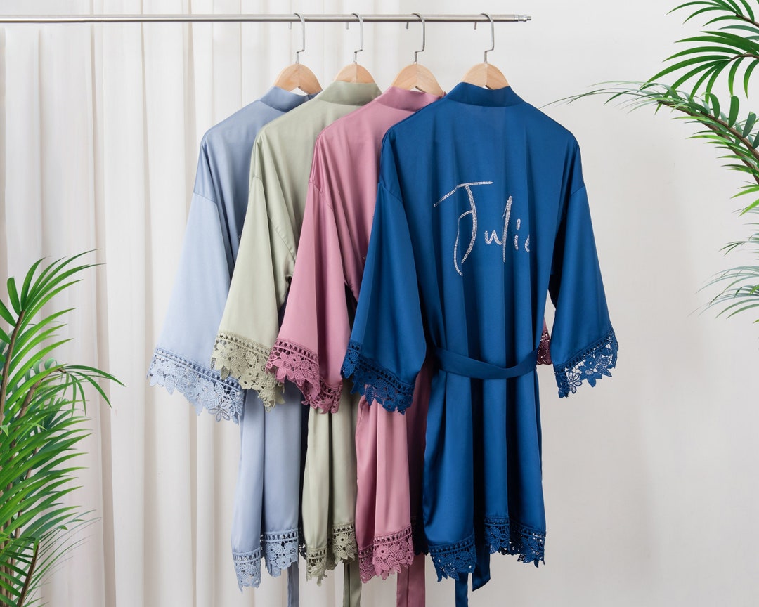 Personalized Bridesmaid Robes, Bridal Party Robes for Bridemaids Gifts ...