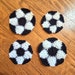 Soccer Ball Coaster Crochet Pattern: Sports Decor Applique (PDF Digital ...