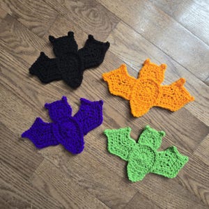 Bat Coaster Crochet Pattern: Halloween Applique (PDF Digital Download ...