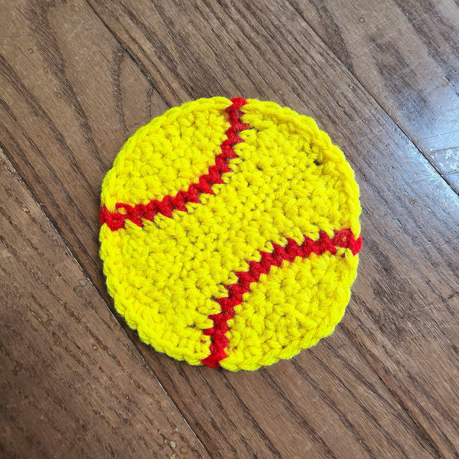 Baseball Softball Coaster Crochet Pattern (PDF Digital Download) - Etsy