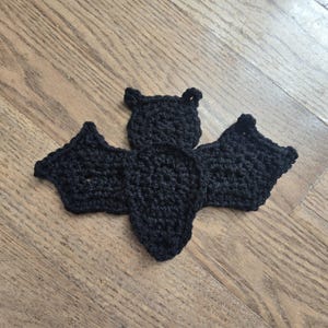 Bat Coaster Crochet Pattern: Halloween Applique (PDF Digital Download ...