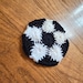 Soccer Ball Coaster Crochet Pattern: Sports Decor Applique (PDF Digital ...