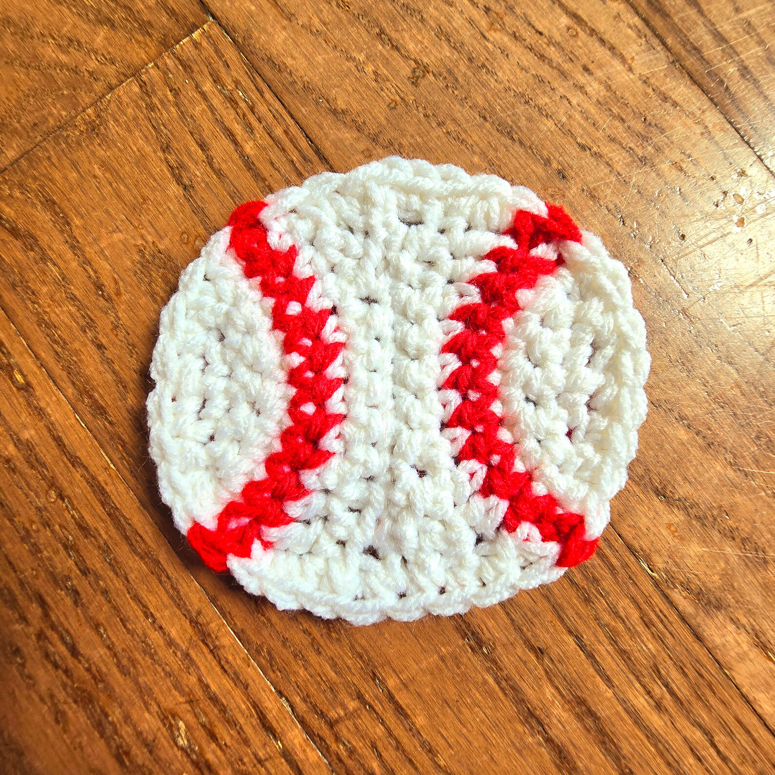Baseball Softball Coaster Crochet Pattern (PDF Digital Download) - Etsy
