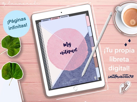 Student Digital Notebook for digital notes school planner | Etsy México