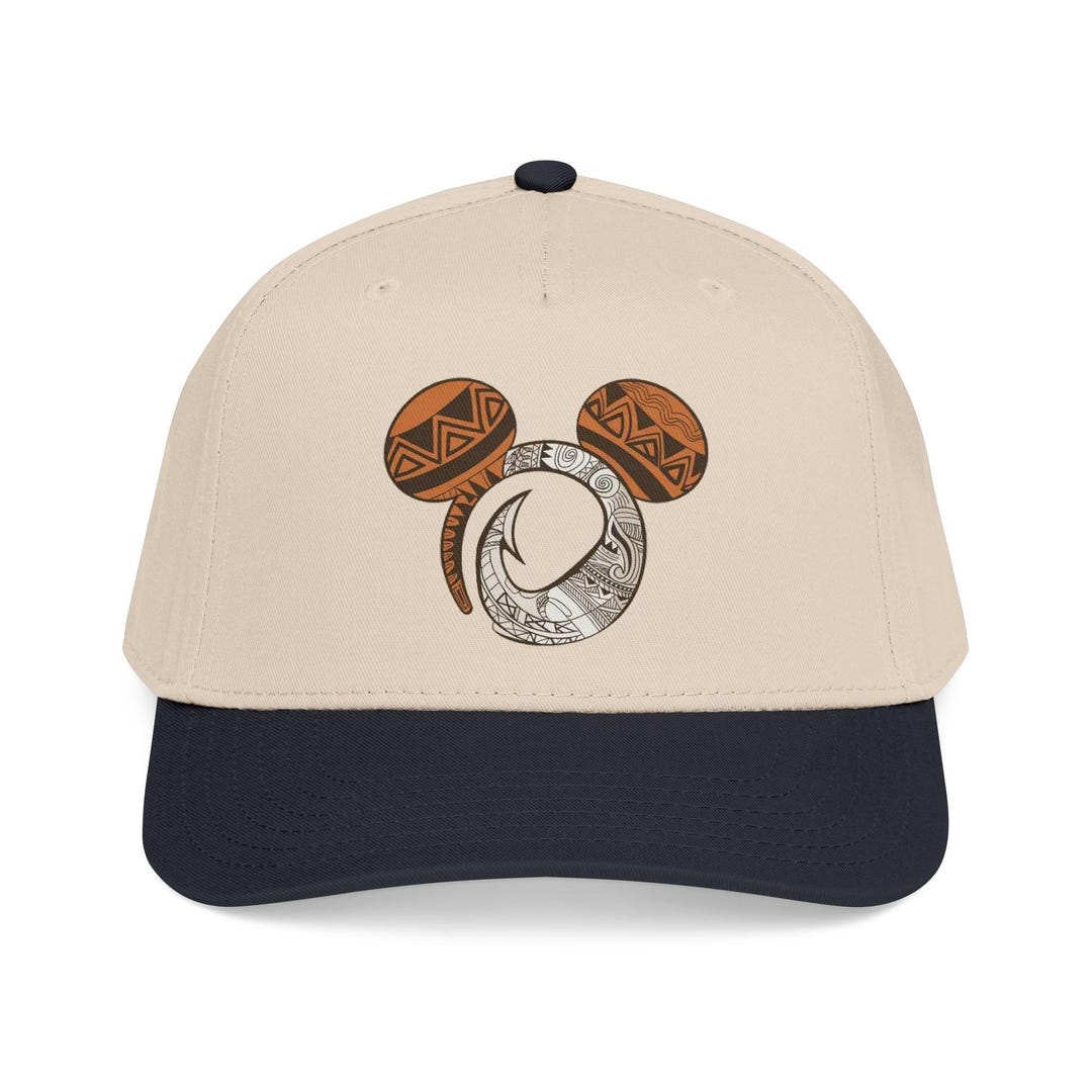 Maui Tribal Mouse Ears Cap, Hawaiian Baseball Hat, Tropical Headwear ...