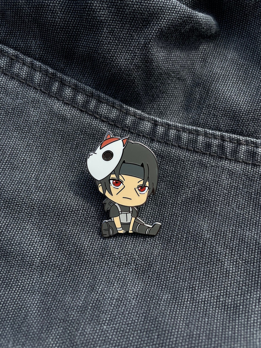 Cute Anime Pins, Chibi Hard Enamel Pin, Kawaii Ninja Brooch, Funny ...