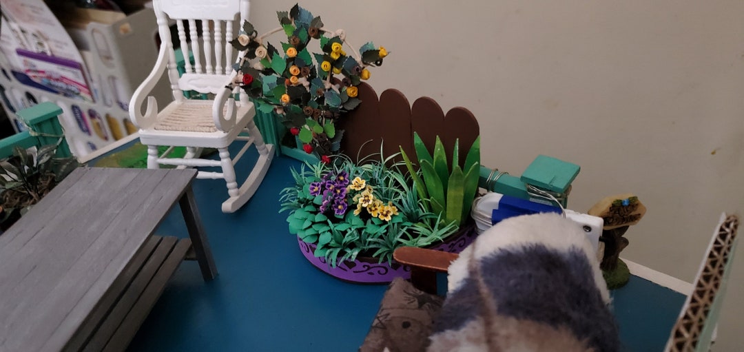 12th Scale 1/2 Circle Flower Bed - Etsy