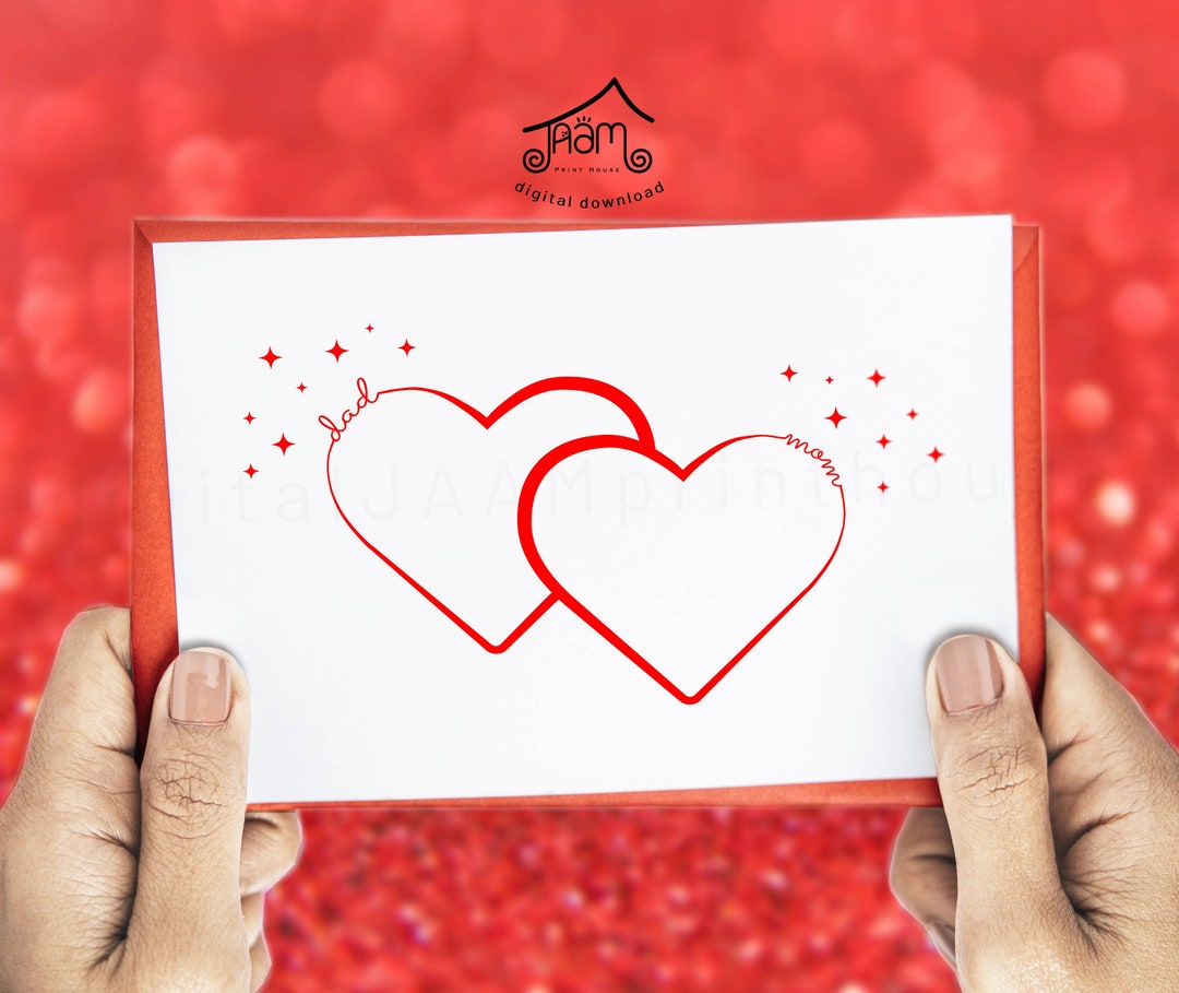 Printable Mom and Dad Card / Anniversary / Parents / Instant Download ...