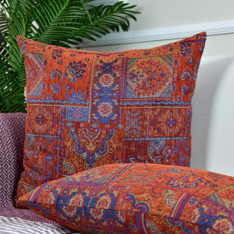 Chenille Throw Pillow Set - Etsy