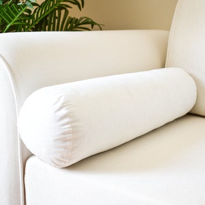 Bolster Pillow Insert, Any Dimensions, Hypoallergenic, Decorative Throw ...