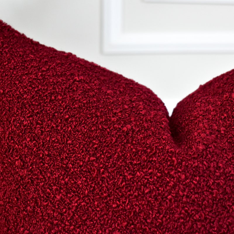 Red Throw Pillow - Etsy