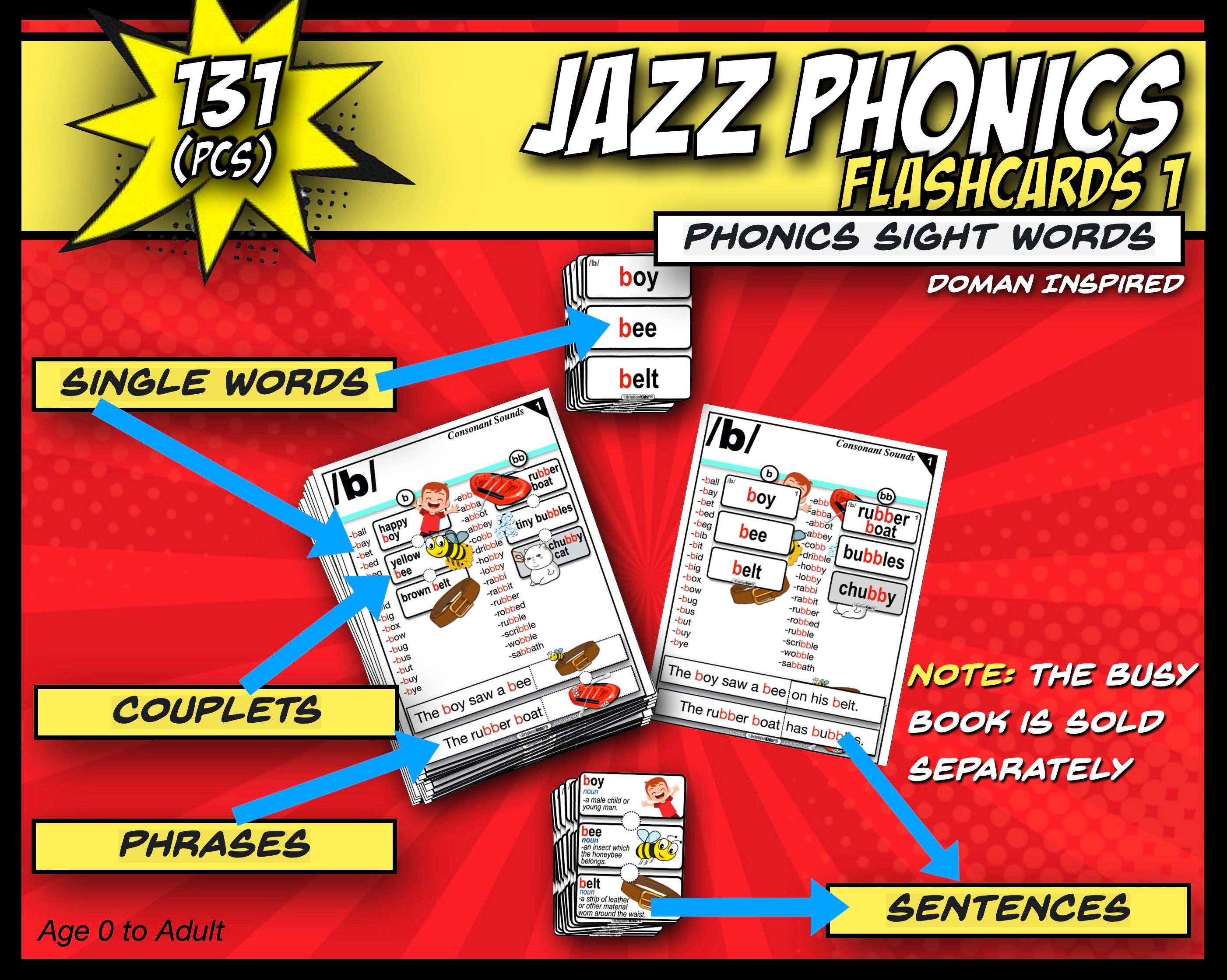 Jazz Phonics Flashcards | Digraph Flashcard | Sight Words | Doman ...