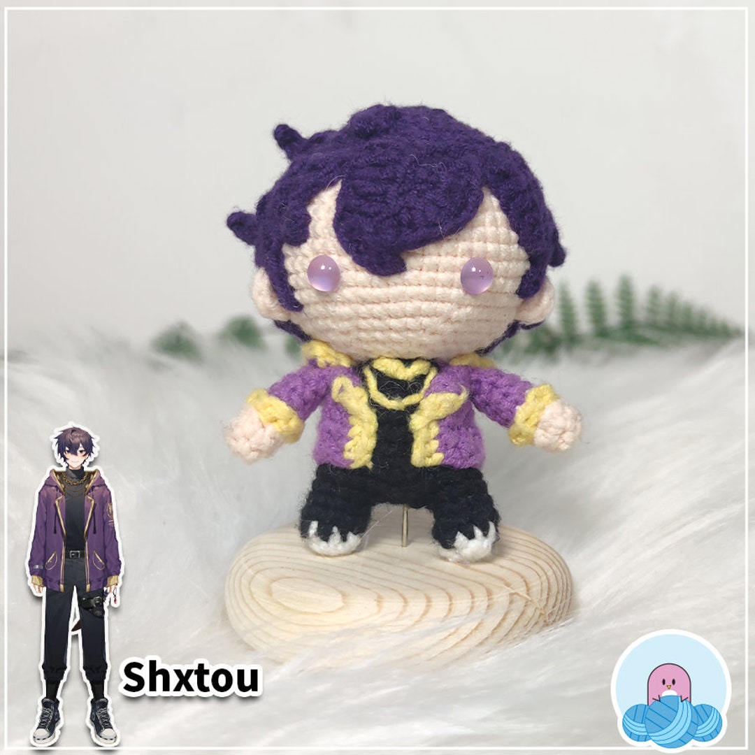 Cute Anime Plush Dolls Inspired by Shxtou From Vtuber Keychain - Etsy
