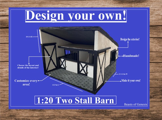 Two Stall Barn Designs