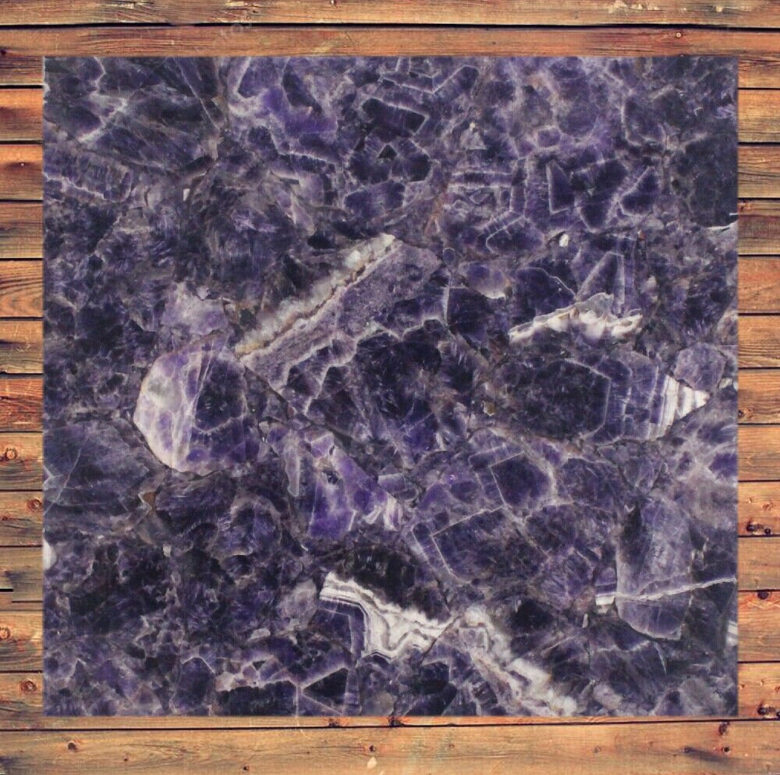 Amethyst Agate Tabletop: Natural Stone Slab, Home Decor - Etsy