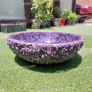 Amethyst Geode Sink / Amethyst Geode Wash Basin Home Décor - Etsy