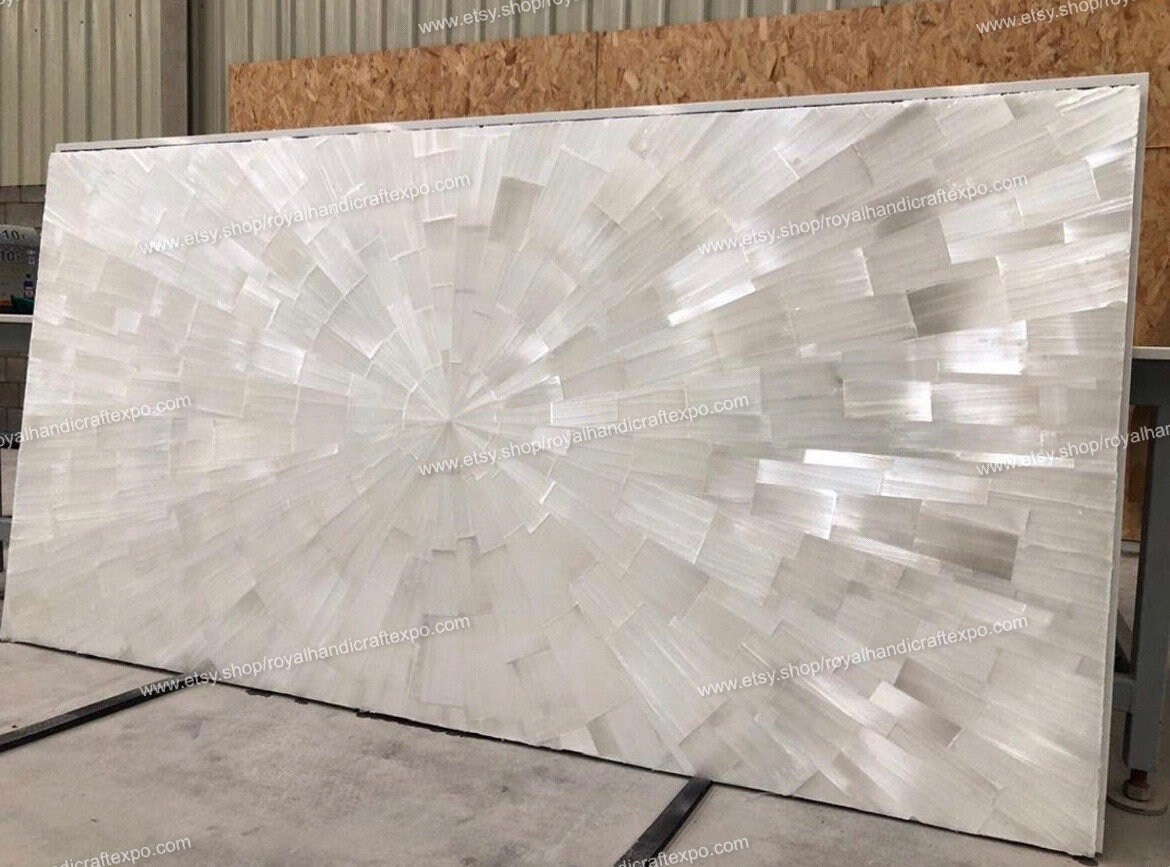 Selenite Table Top, Selenite Coffee Table Top,selenite Table Top ...