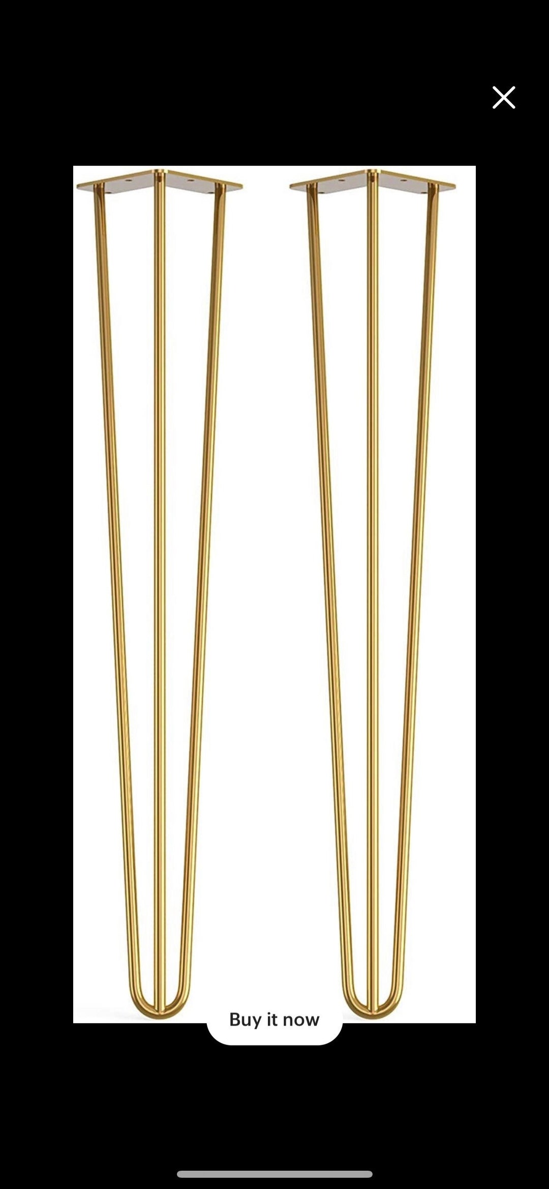 303 Rod Hairpin Leg Coffee Table Legs,console Table,dining Table Legs ...