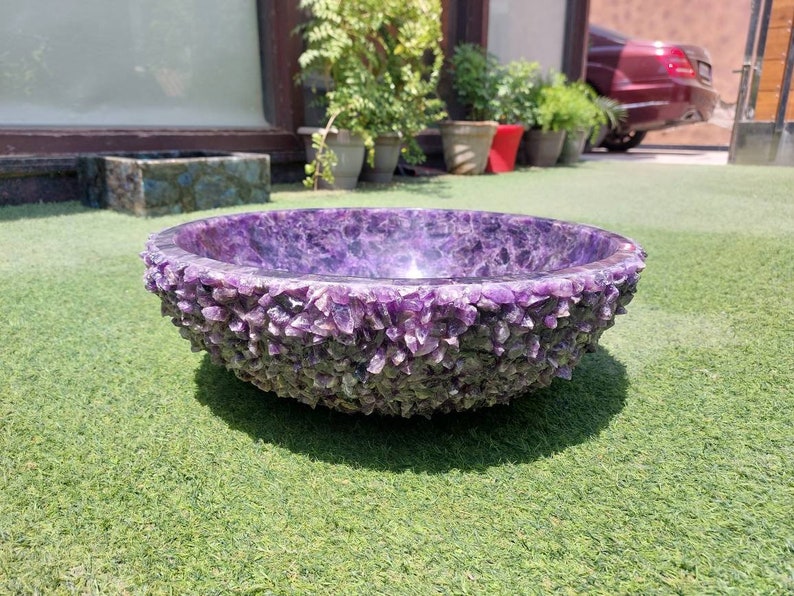 Amethyst Geode Sink / Amethyst Geode Wash Basin Home Décor - Etsy