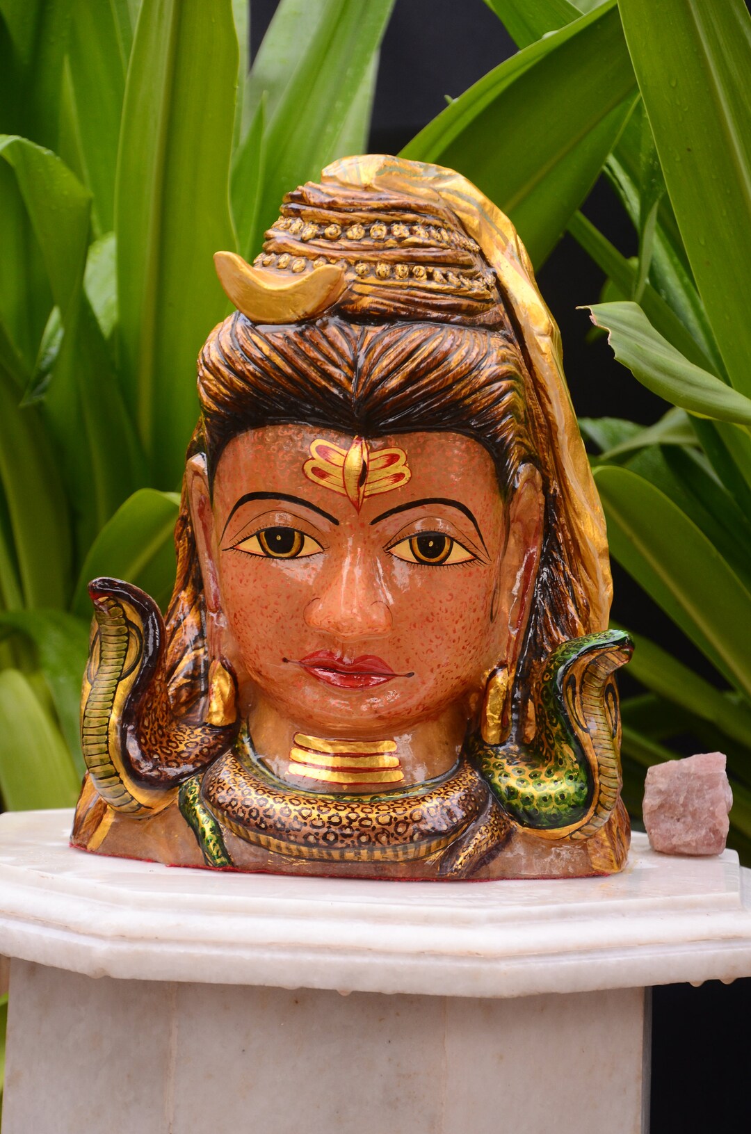 Shiva Statue/ Lord Shiva Statue/stone Figures/hand Made Statue/trident ...