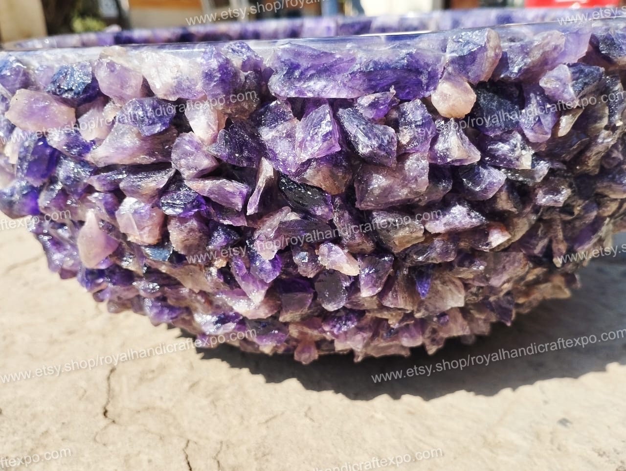 Amethyst Geode Sink / Amethyst Geode Wash Basin Home Décor - Etsy