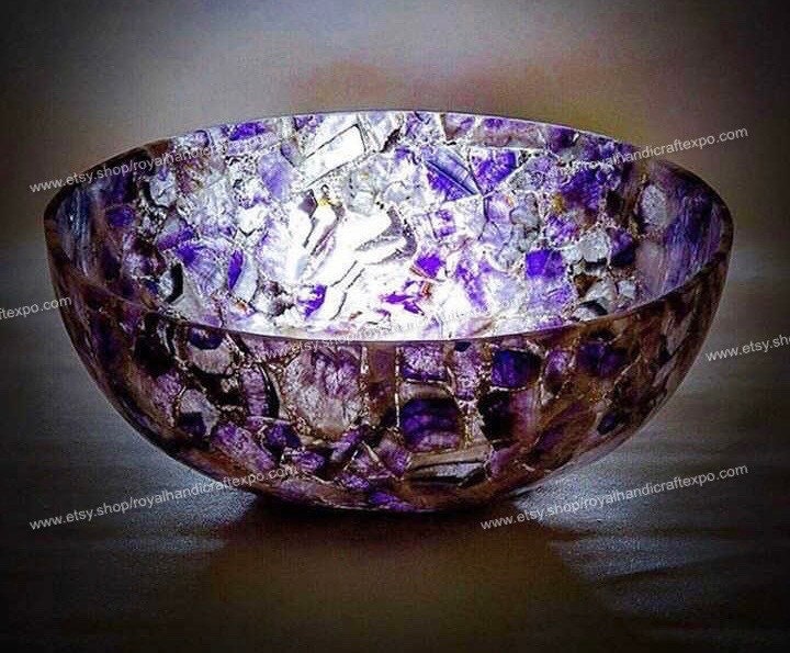 Amethyst Geode Sink / Amethyst Geode Wash Basin Home Décor - Etsy