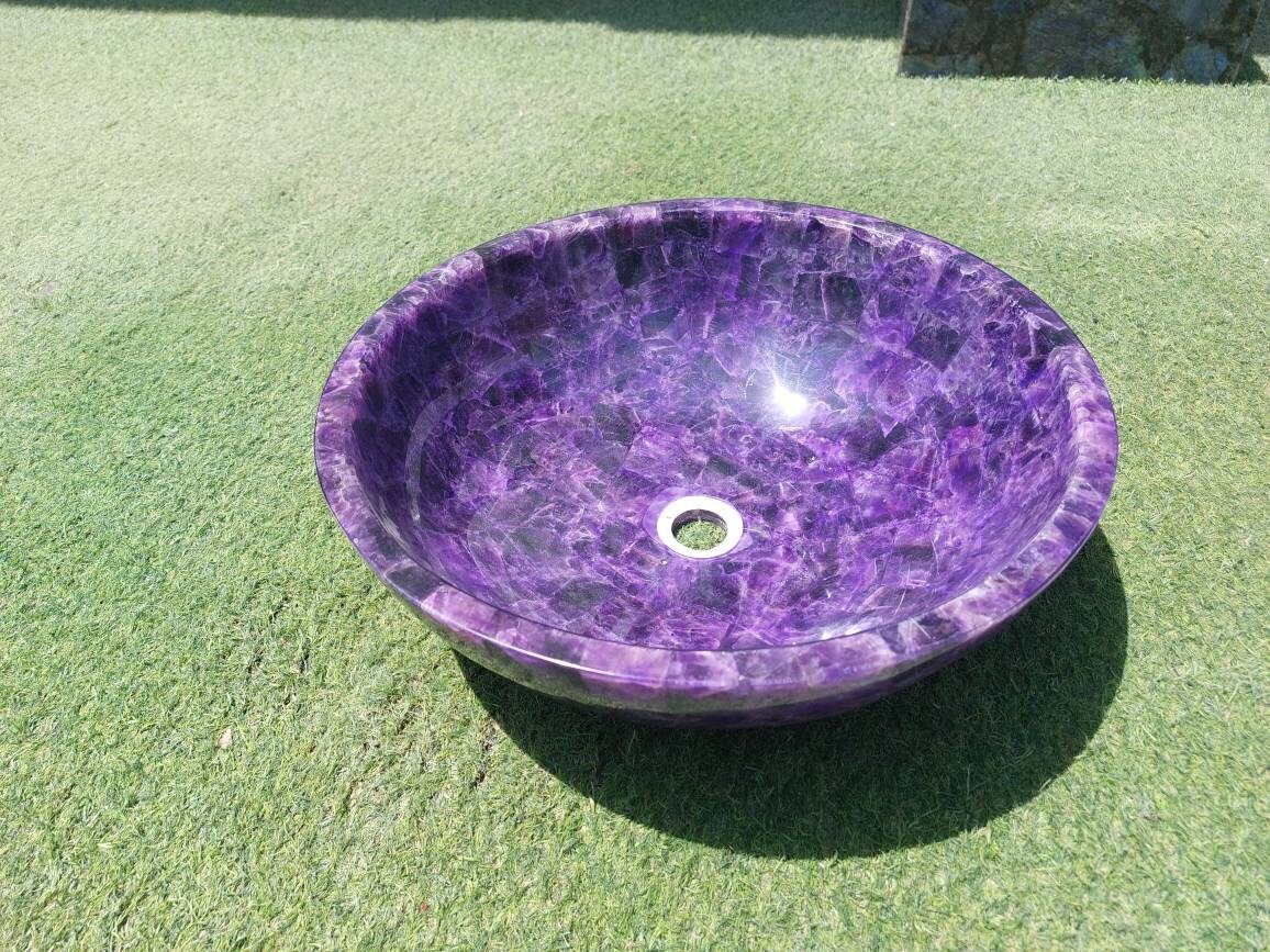 Amethyst Geode Sink / Amethyst Geode Wash Basin Home Décor - Etsy