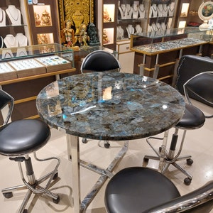Labradorite Gems Stone Table Top for Coffee Table/dining Table , Bed ...