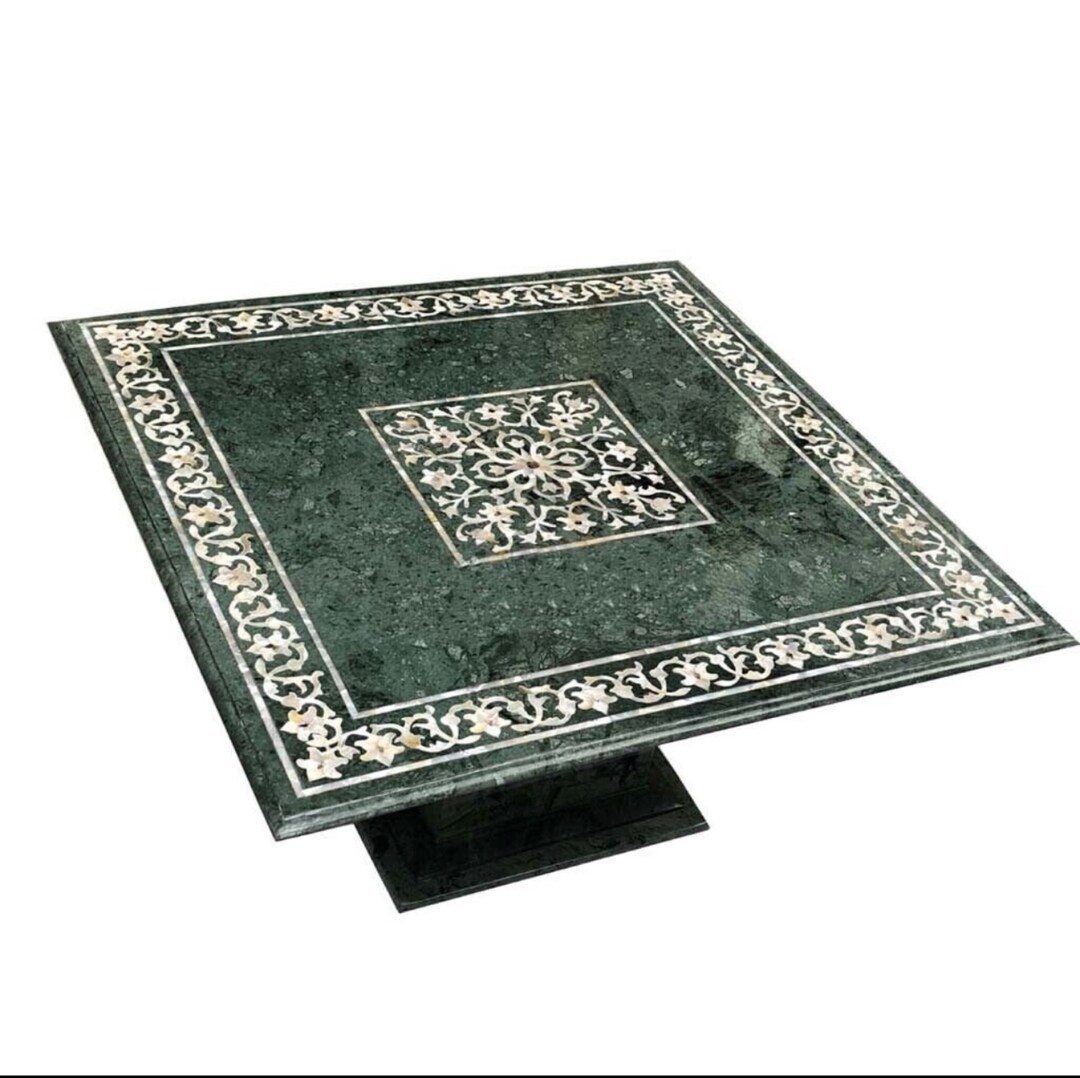 Marble Tabletop / Marble Dining Tabletop / Marble Semi Precious Natural ...