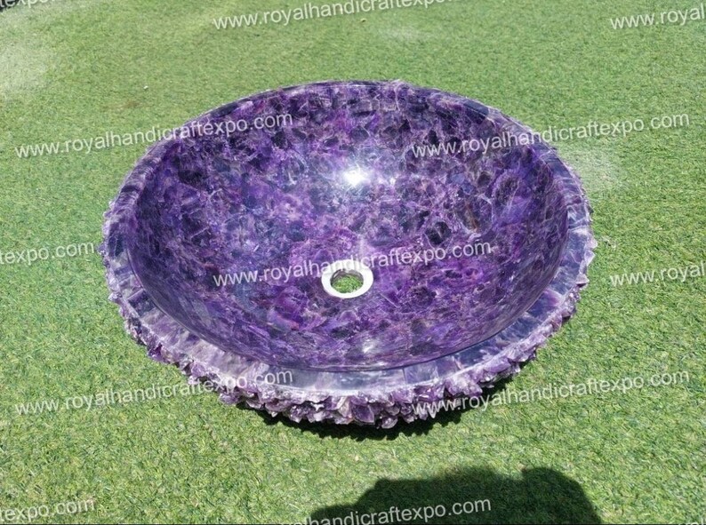 Amethyst Geode Sink / Amethyst Geode Wash Basin Home Décor - Etsy