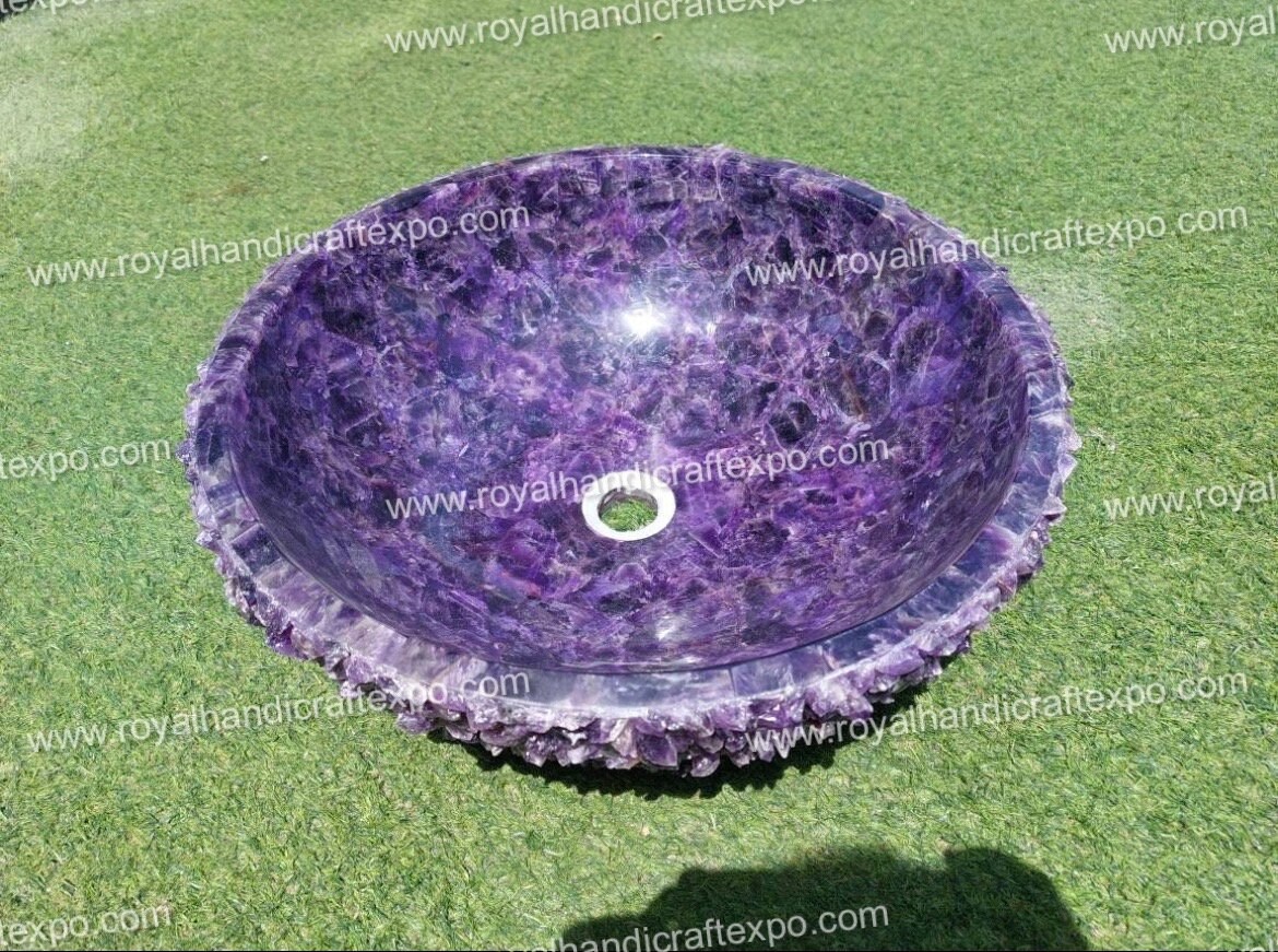 Amethyst Geode Sink / Amethyst Geode Wash Basin Home Décor - Etsy