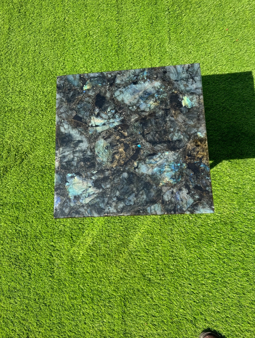 Labradorite Gems Stone Table Top for Coffee Table/dining Table , Bed ...