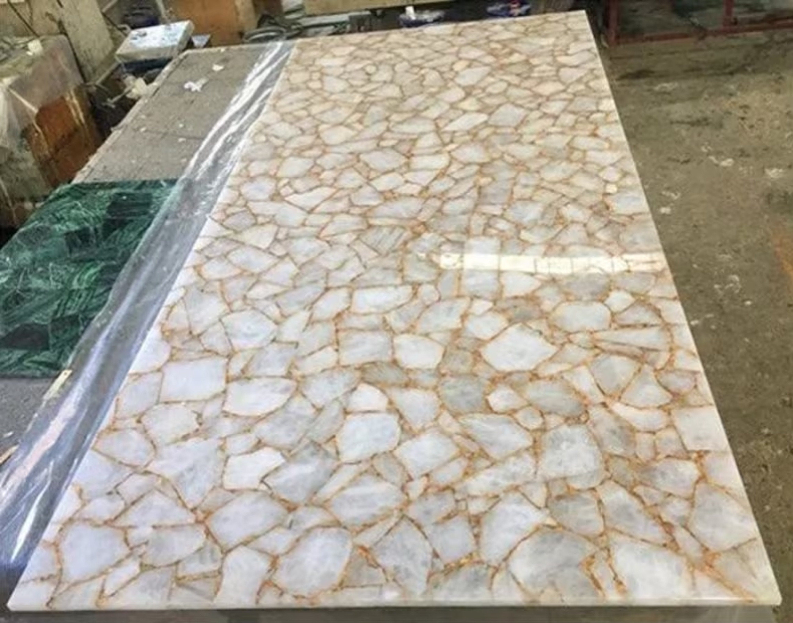 Handmade Agate Table Top: Kitchen, Dining, Office Decor - Etsy